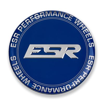 ESR Wheels CS-CR-RF VERSION 2 CAP BLUE WITH SILVER ESR