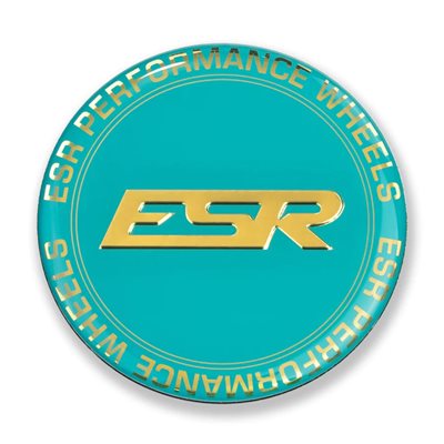 ESR Wheels CS-CR-RF VERSION 2 CAP TEAL WITH SILVER ESR