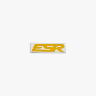 ESR Wheels SMALL DECALS YELLOW 1 QTY = 2 PIECES 5.25'X1.5'