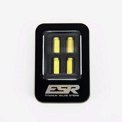 ESR Wheels VAPOR YELLOW TITANIUM VALVE STEM CAPS