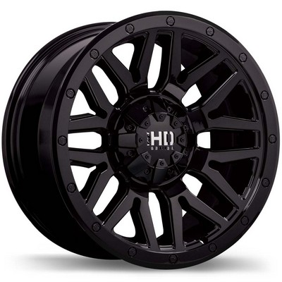 Fast HD Wheels MENACE Gloss Black 17x8 6x139.7 et15 cb106.1