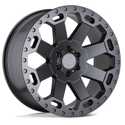 Black Rhino Hard Alloys Wheels WARLORD MATTE GUNMetAL 17x9 5X127 et-12 ...
