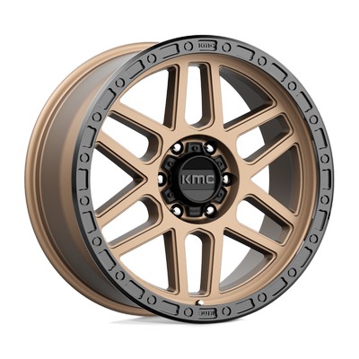 KMC KM544 MESA MATTE BRONZE W/ BLACK LIP 18X9 6X139.7 ET18 CB106.1